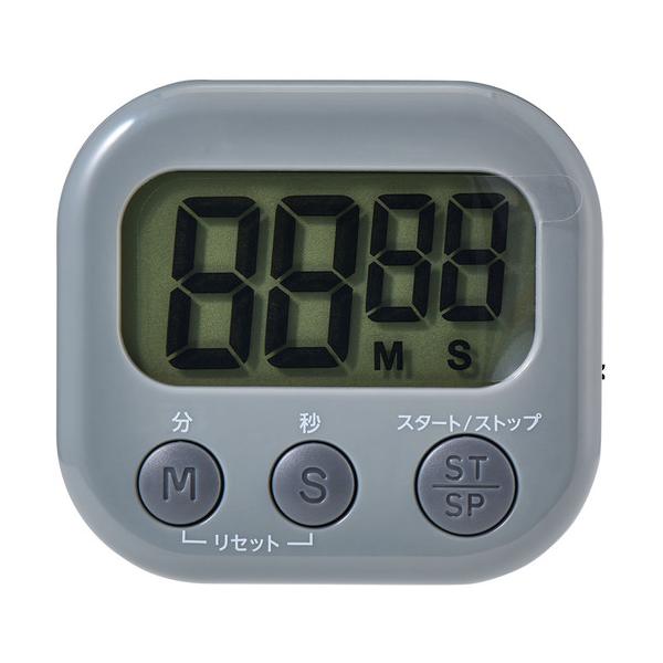 【仕様】●取付方法：マグネット●幅(mm)：72●奥行(mm)：23●高さ(mm)：66●表示方法：液晶4桁表示●タイマー機能：カウントダウン方式/ストップウォッチ方式●設定時間：最大99分59秒最小1秒●アラーム時間：約60秒●音量：70...