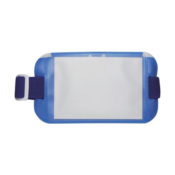 【仕様】●色：青●中紙サイズ(mm)幅：105●中紙サイズ(mm)高さ：74●バンドサイズ(mm)幅：24●バンドサイズ(mm)長さ：205●商品：150×86×20mm●パッケージ：215×110×20mm【型番】NF-719-B　/　N...