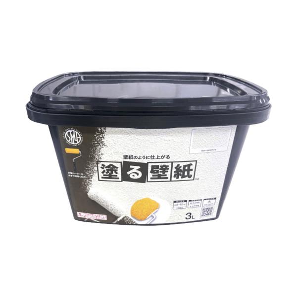 【仕様】●色：ウォールホワイト●容量(L)：3●乾燥時間：夏(30℃)：約2時間/冬(10℃)：約5時間●塗布面積(［［Ｍ２］］)：約8〜10●成分：合成樹脂（アクリル）、顔料、防かび剤、水【型番】4976124875717【商品コード】6...