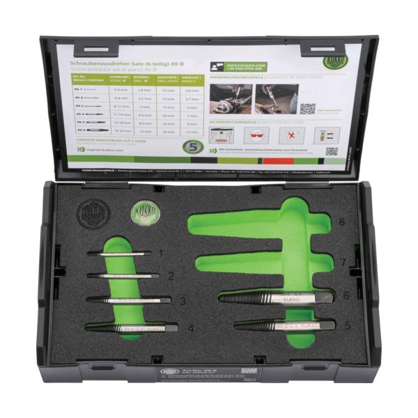 【仕様】●セット入数(本)：6●セット内容(mm)：M3〜M24●タイプ：ラセン型●ケース：あり●セット内容：49-1、49-2、49-3、49-4、49-5、49-6●ケース寸法(mm)：105×85×27【型番】49-B　/　49B【商...