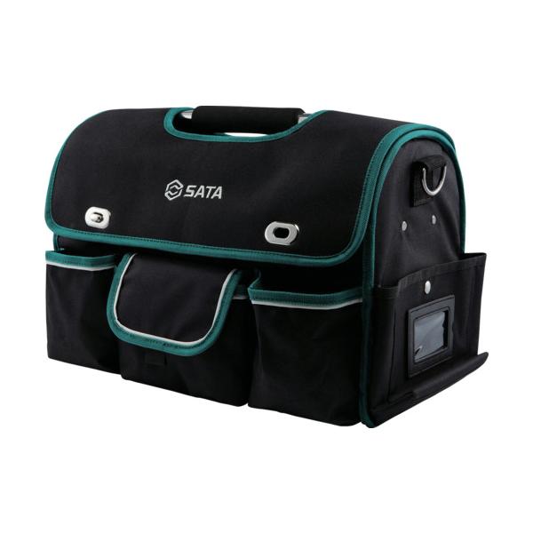 【仕様】●色：黒●幅(mm)：400●奥行(mm)：200●高さ(mm)：290●ポケット数：内18個、外10個●ショルダーベルト付●上フタ付き【型番】95187【商品コード】6957732※お問い合わせの際はこちらの商品コードをお伝えください