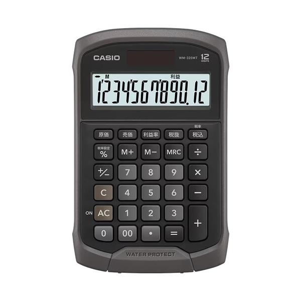 【仕様】●桁数：12●縦(mm)：168.5●横(mm)：108.5●厚さ(mm)：33.4●色：ブラック【型番】WM-320MT-BK-N　/　WM320MTBKN【商品コード】6983887※お問い合わせの際はこちらの商品コードをお伝え...