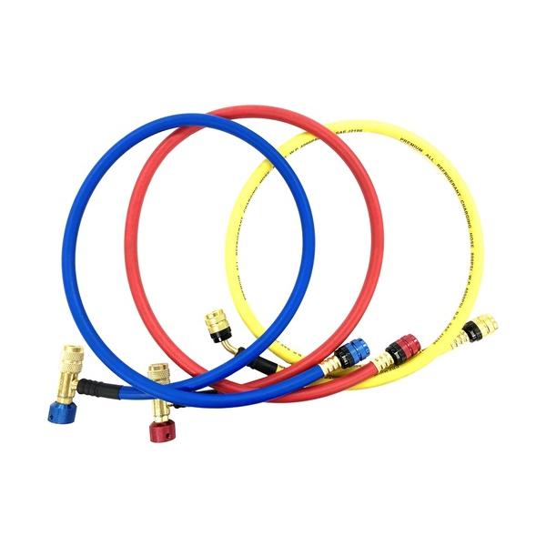 【仕様】●色：赤、青、黄●長さ(cm)：90●常用圧力(MPa)：5.5●破裂圧力(MPa)：27.5●継手サイズ：5/16フレア（1/2-20UNF）【型番】EV-RHS　/　EVRHS【商品コード】6991841※お問い合わせの際はこち...