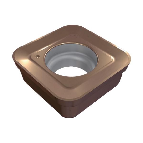 【仕様】●適合被削材：M、S●厚さS(mm)：2●コーナ半径RE(mm)：1●切れ刃長さL(mm)：5.5●ワイパー刃幅BS(mm)：3.5●コーティング：AlTiN+TiAlSiN+TiSiN厚さ（mm）：2【型番】FFQ4 SOMT 0...