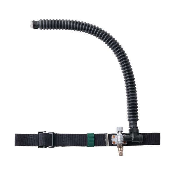 【仕様】●適合機種：CS-1、BW-1N、SAM-AL2,4●面体の種類：全面形面体（ＣＳ−１）、半面形面体（ＢＷ−１Ｎ）、フェイスシールド（ＳＡＭ−ＡＬ２、４）からお選びいただけます。●接続口径：G1/4●金属バックル【型番】AL-4NK...