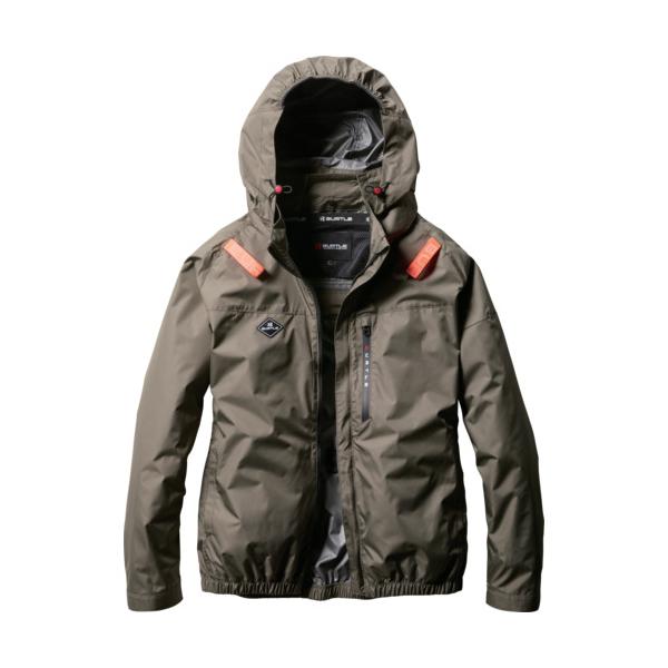 【仕様】●色：アーミカーキ●サイズ：L●着丈(cm)：68●胸囲(cm)：118●裄丈(cm)：83●ヘルメット対応フード（脱着可能）●フルハーネス対応【型番】AC2061-61-L　/　AC206161L【商品コード】7011678※お問...