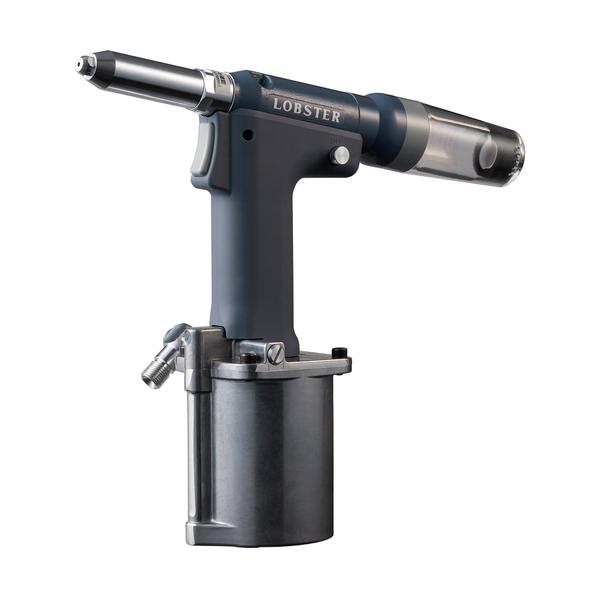 【仕様】●リベット使用範囲(mm)：φ2.4、φ3.2、φ4.0、φ4.8（当社カタログ全材質）　※オプション対応：高強度リベット(当社 NSTB)●ストローク(mm)：19●必要空気圧(MPa)：0.5〜0.6●全長(mm)：297●セッ...