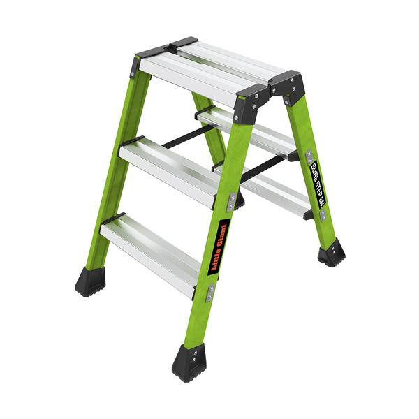 【仕様】●最大使用質量(kg)：170●天板高さ(m)：0.65●天板寸法(mm)：370×190●段数(段)：3●収納時全長(m)：0.73●踏ざん踏面幅(mm)：80●最大作業床高さ(m)：0.65●設置寸法(mm)：480×680●完...