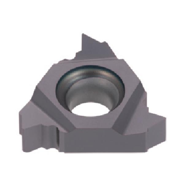 【仕様】●適合被削材：鋼、ステンレス鋼、鋳鉄、難削材●山数：8●勝手：右●インサートサイズ(mm)：16●表面処理：PVDコーティング●さらい刃付3コーナー仕様●ねじ切り用インサート●汎用PVDコーティング材種【型番】16IR8NPTF A...