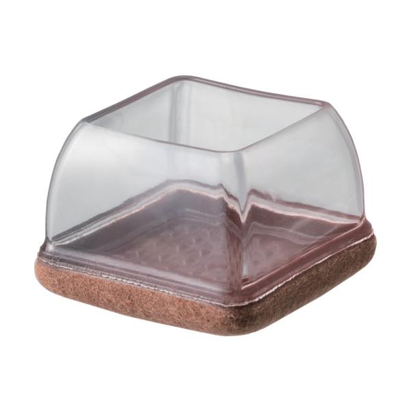 【仕様】●タイプ：フェルト●色：クリア●内寸(φ)：37mm●適応サイズ：37〜45mm角脚●キャップタイプ●形状：丸【型番】KSFK-3745　/　KSFK3745【商品コード】7079201※お問い合わせの際はこちらの商品コードをお伝え...