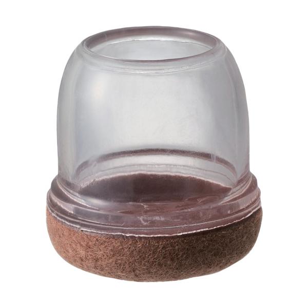 【仕様】●タイプ：フェルト●色：クリア●内寸(φ)：19mm●適応サイズ：19〜25mm丸脚●キャップタイプ●形状：丸【型番】KSFM-1925　/　KSFM1925【商品コード】7079202※お問い合わせの際はこちらの商品コードをお伝え...