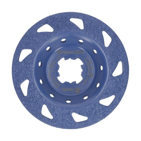 【仕様】●外径(mm)：115●穴径(mm)：22.23(X-Lock)●最高使用回転数(rpm)：13300●色：ブルー●細目●ベントタイプ【メーカー】ボッシュ　/　BOSCH【型番】2608901689【商品コード】7098009※お問...