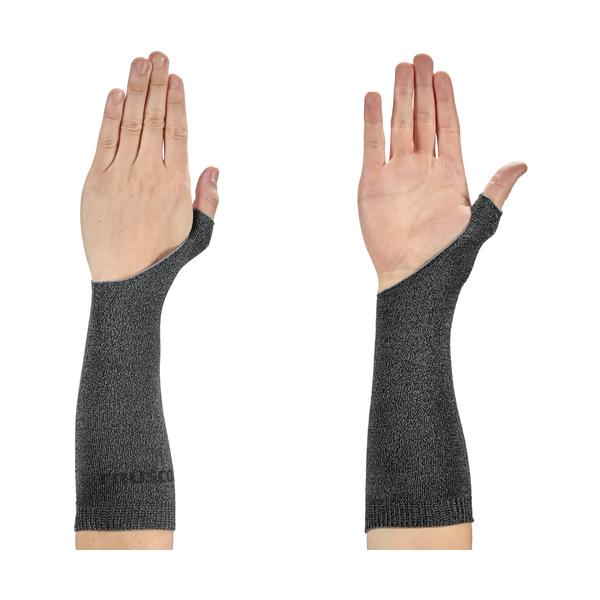 【仕様】●色：黒杢●サイズ：フリー●耐切創レベル：D●幅(cm)：10●長さ(cm)：25●厚さ(mm)：約1.3EN388 2016規格：XD EN388 2003規格: -●耐切創レベルD●18ゲージ編【型番】TGMBA-250　/　T...