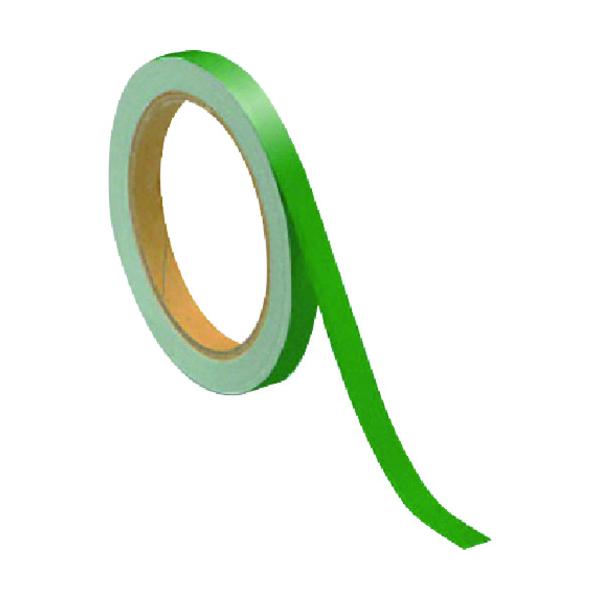 【仕様】●色：緑●寸法幅(mm)：10●寸法長さ(m)：10●寸法厚み(mm)：0.2●摘要：反射・2巻1組・粘着シール【型番】374-32　/　37432【商品コード】7395353※お問い合わせの際はこちらの商品コードをお伝えください