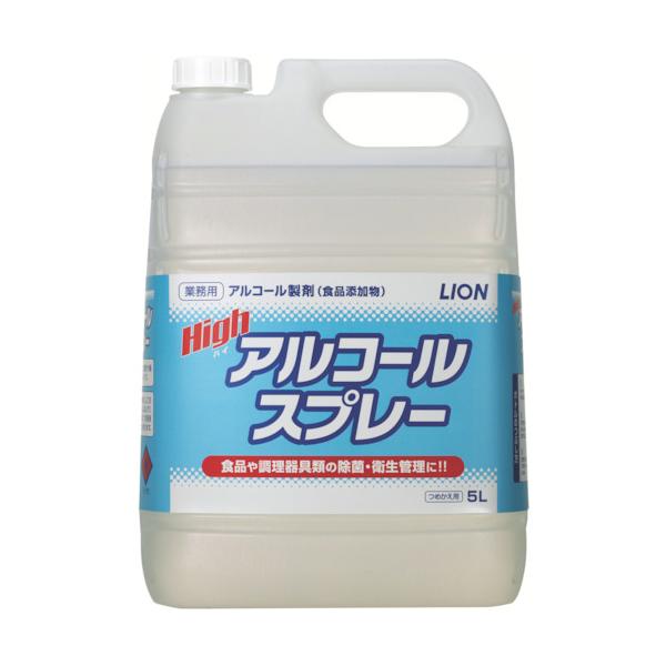 【仕様】●容量(ml)：5000●容量(L)：5●容量(kg)：5●タイプ：詰替用●適合アルコール製剤：液体●アルコール度数：約75度●食品添加物●危険物【型番】HIAL5L【商品コード】7506473※お問い合わせの際はこちらの商品コード...