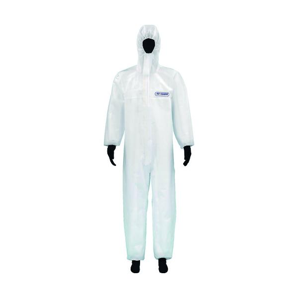 【仕様】●色：白●サイズ：3L●適合身長(cm)：170〜188●適合胸囲(cm)：96〜124●箱入数(着)：50●タイプ：つなぎ服●JIS T 8115タイプ5〜6適合品●使い捨てタイプ●袖口、裾口、背ウエスト、フードゴム入り●JIS ...