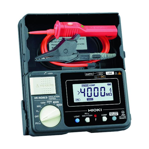 【仕様】●定格測定電圧(V/MΩ)：50/100、125/250、250/500、500/2000、1000/4000●最小表示(MΩ)：0.001●交流電圧(V)：420.0/600●直流電圧(V)：4.2〜1000.4レンジ●電源(V)...