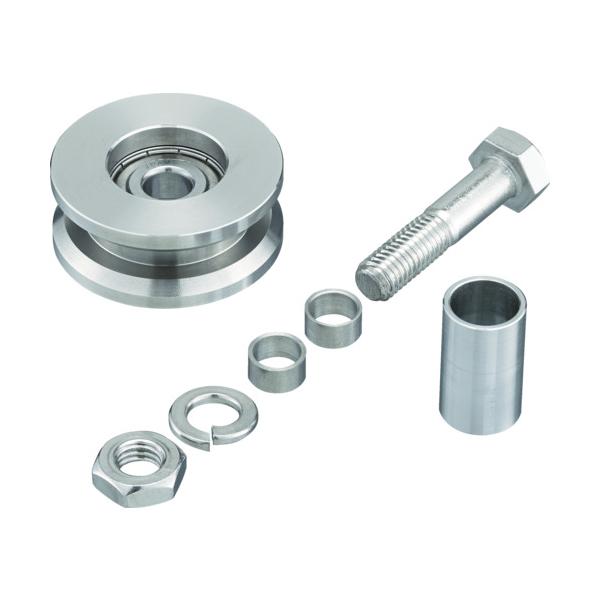 【仕様】●許容荷重(daN)：300（2個吊当り）●許容荷重(kgf)：300（2個吊当り）●車輪径(mm)：80●車輪幅(mm)：22●車輪幅B(mm)：22●軸径(mm)：12●車輪径D(mm)：80●適合機種：FS-80V●ボルト・ナ...