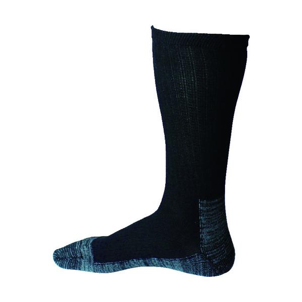 【仕様】●色：ブラック×グレー●サイズ(cm)：25.0〜27.0●サイズ：25.0〜27.0cm●パック入数(足)：2●抗菌防臭加工●足先の不快感が少ない新型ロッソ編み●補強FTY糸●先丸【型番】S-852　/　S852【商品コード】79...