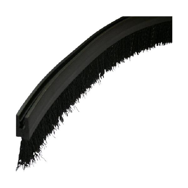 【仕様】●厚さ(mm)：8●全高(mm)：48●毛丈(mm)：30●形状：波線●全長(mm)：1000●フレーム高さ(mm)：18●線径(mm)：0.2●差し込み推奨板厚(mm)：0.6〜1.5●ブラシの色：黒●1列植毛●RoHS指令（20...