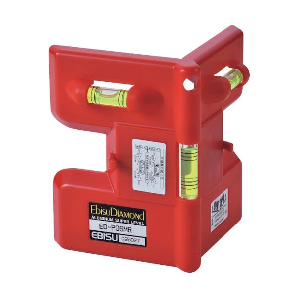 【仕様】●長さ(mm)：115●高さ(mm)：120●厚さ(mm)：80●マグネット：2ヵ所●気泡管色：グリーン●精度：±2.50mm/m=±0.1432°以内●感度：0.50mm/m＝0.0286°●蓄光シート：あり●色：レッド●鉛直出し...