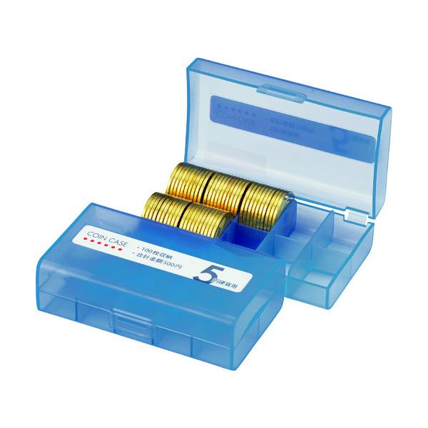 【仕様】●硬貨収納枚数：5円 100枚●幅(mm)：84●奥行(mm)：51●高さ(mm)：25●色：青【型番】M-5W　/　M5W【商品コード】8081859※お問い合わせの際はこちらの商品コードをお伝えください