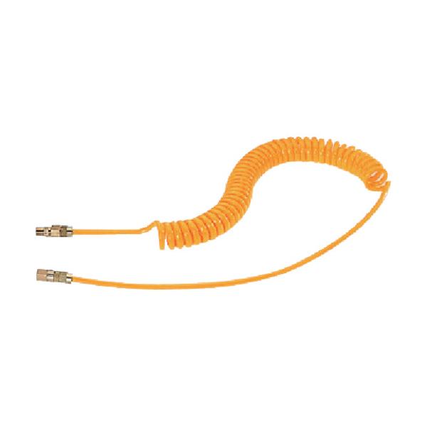 【仕様】●色：黄●外径(mm)：8●内径(mm)：5●使用範囲(m)：2●全長(mm)：2500●コイル径(mm)：42●コイル長(mm)：180●使用流体：圧縮空気●全長(m)：2.5●使用範囲(mm)：2500●流体温度：-5〜60℃●...