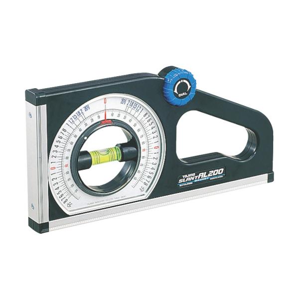 【仕様】●長さ(mm)：250●高さ(mm)：125●厚さ(mm)：25●最小読取値：2°●精度：±1°●測定範囲：130°〜0°〜130°●目盛仕様：内側2度通し、外側1分〜8分(0.5分目盛通し)(注)1分=1/10割、1割、1.2割、...