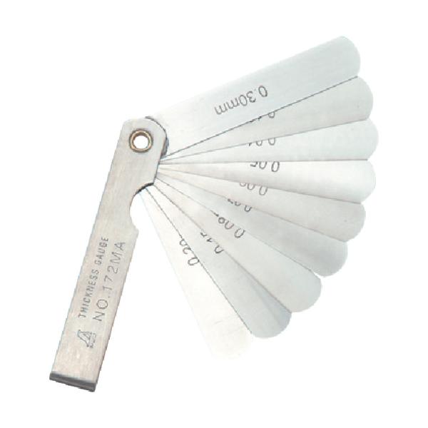 【仕様】●メーカーコード：73776●リーフ形状：A●長さ(mm)：75●長さ(m)：0.075●枚数(枚)：9●セット明細(mm)：0.30、0.04、0.05、0.06、0.07、0.08、0.10、0.15、0.20●厚さ(mm)：0...