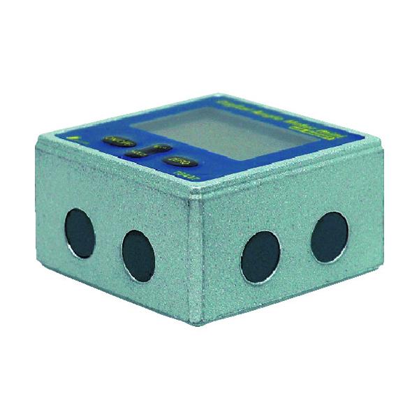 【仕様】●長さ(mm)：56●高さ(mm)：56●厚さ(mm)：30●最小読取値：角度0.1度 勾配0.1%●最小表示：0.1°、0.1%●精度：±0.2°(3.5mm/m)●測定範囲：90°×4方向●マグネット：3ヵ所(6個)●電源：9V...