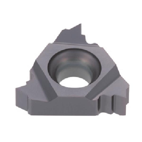 【仕様】●適合被削材：鋼、鋳鉄●コーナ半径RE(mm)：0.07●ねじ切りインサートサイズ：16●山数：18.0●勝手：R●内接円径(mm)：9.525●X方向刃形位置(mm)：0.9●Y方向刃形位置(mm)：0.7●外径用NPTねじ●さら...