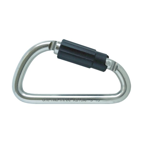 【仕様】●使用荷重(kN)：2.45●破断強度(kN)：32.3●ロック：オートロック●D(mm)：10●L(mm)：60●S(mm)：18●W(mm)：114●安全環：樹脂環(黒)【型番】KB10AP-S　/　KB10APS【商品コード】...