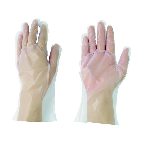 【仕様】●色：クリア●サイズ：L●全長(cm)：29.0●中指長さ(cm)：9●厚さ(mm)：0.025●粉(あり・なし)：なし●すべり止め：外エンボス●エンボス加工：外エンボス●食品衛生法：適合品●左右の区別：左右兼用●手のひら幅(mm)...