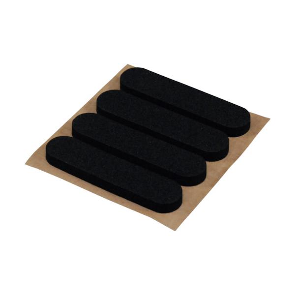 【仕様】●厚さ(mm)：5●幅(mm)：55●長さ(mm)：13●色：黒●粘着タイプ【型番】KSR-57　/　KSR57【商品コード】8201664※お問い合わせの際はこちらの商品コードをお伝えください