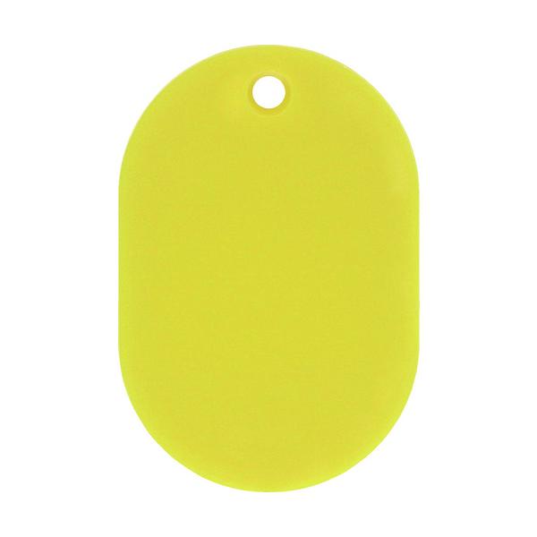 【仕様】●色：イエロー●縦(mm)：45●横(mm)：30●厚さ(mm)：2.5●穴径(mm)：3●取付方法：ボールチェーン等(別売)●穴1ヵ所(3mmφ‐1)●取付方法:ボールチェーン等(別売)【型番】200013【商品コード】82481...