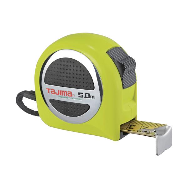 【仕様】●テープ長さ(m)：5●テープ幅(mm)：25●水平保持(m)：2.4●目盛仕様：尺相当目盛●0点補正移動爪：○●テープ：剛厚イエローテープ●仕様：ヨンゴーゴーピッチ表示付●ベルトフック付【メーカー】タジマ　/　Tajima【型番】...