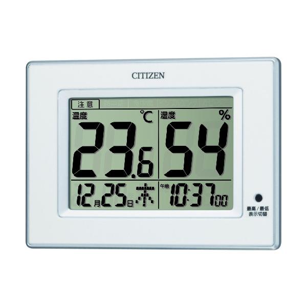 【仕様】●測定温度範囲(℃)：-9.9〜50●温度最小表示(℃)：0.1●測定湿度範囲(%RH)：20〜95●湿度最小表示(%RH)：1●測定項目：温度・湿度●色：ホワイト●電源(V)：単3乾電池×2個(別売)●幅(mm)：145●奥行(m...