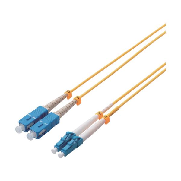 【仕様】●タイプ：SM●芯数：2●ケーブル色：イエロー●長さ(m)：2●ファイバータイプ：シングルモード●全長(m)：2●適合規格：1000BASE-LX、10GBASE-LR●光ファイバーコア径(m)：9μ●光ファイバークラッド径(m)：...