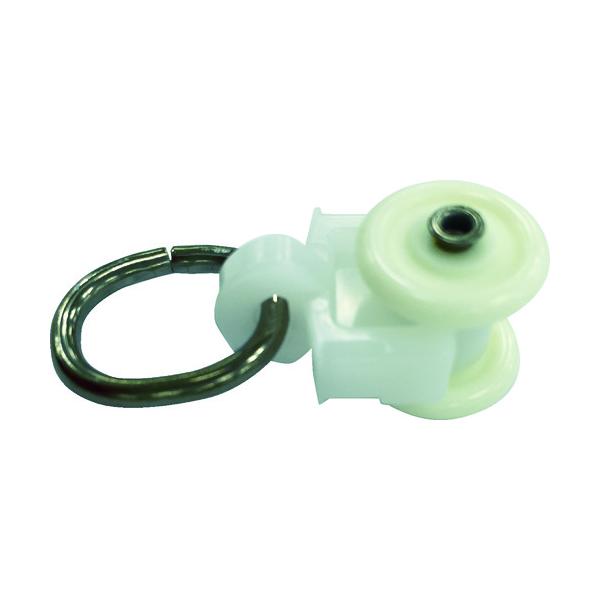 【仕様】●品名：OMランナー●適合レール：中型●寸法(mm)：18×43×18●許容荷重(kg)：3●レール下端からカン下寸法(mm)：23(天井直付け）●長さ(mm)：18●高さ(mm)：43●幅(mm)：18●材質：ポリエステル、ステン...