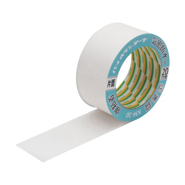 【仕様】●色：ホワイト●幅(mm)：50●長さ(m)：20●厚さ(mm)：0.20●テープカット条件：手で切断可能●粘着力(N/10mm)：13.2●粘着力(N/25mm)：33●タイプ：片面●伸び(%)：15●粘着力：13.2N/10mm...