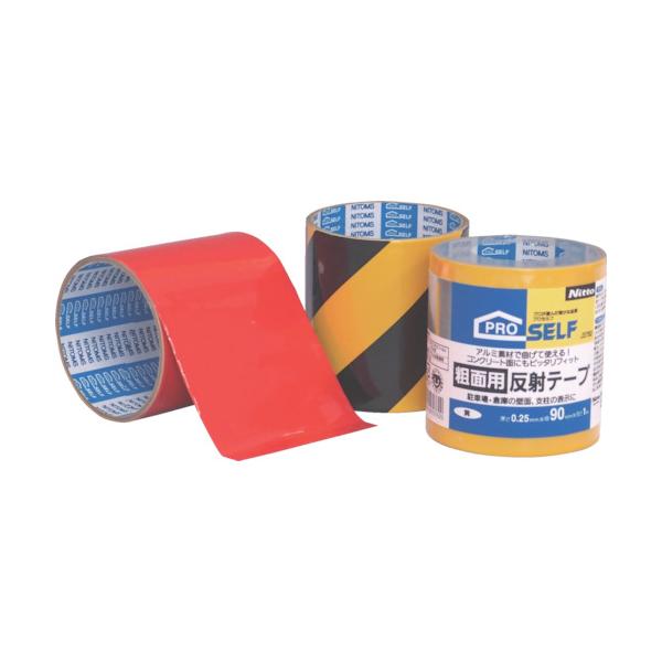 【仕様】●色：赤●幅(mm)：90●長さ(m)：1●厚さ(mm)：0.25●粘着力：3.43N/10mm●引張強度：14.7N/10mm【型番】J3781【商品コード】8364063※お問い合わせの際はこちらの商品コードをお伝えください