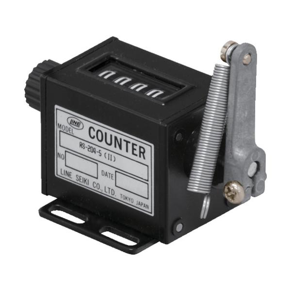 【仕様】●桁数：5桁●表示：5桁●4.8×2.4mm●右軸・左回転●リセット：ダイヤル式●駆動軸レバー約40〜45°の傾斜往復運動で1進【型番】RS-204-5-2　/　RS20452【商品コード】8383825※お問い合わせの際はこちらの...