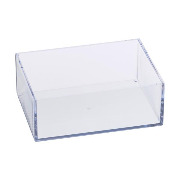 【仕様】●色：透明●外形寸法(mm)間口：141●外形寸法(mm)奥行：101●外形寸法(mm)高さ：54●有効内寸(mm)間口：135●有効内寸(mm)奥行：95●有効内寸(mm)高さ：51●タイプ：仕切なし●コマ数：1●容量(ml)：6...