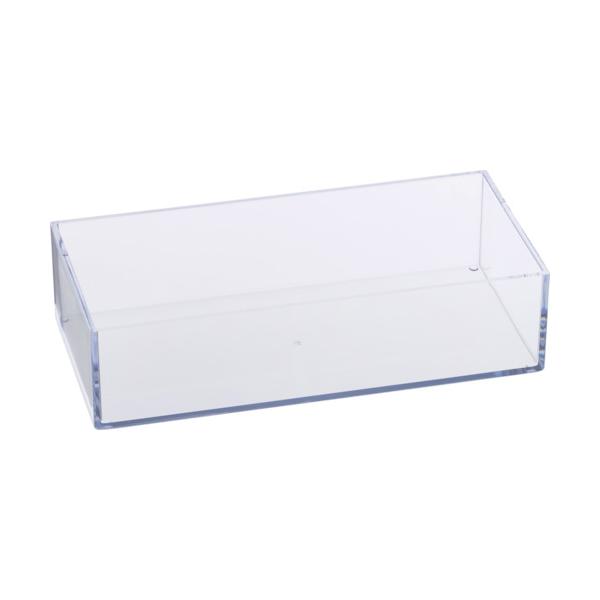 【仕様】●色：透明●外形寸法(mm)間口：212●外形寸法(mm)奥行：101●外形寸法(mm)高さ：54●有効内寸(mm)間口：205●有効内寸(mm)奥行：95●有効内寸(mm)高さ：51●タイプ：仕切なし●コマ数：1●容量(ml)：9...