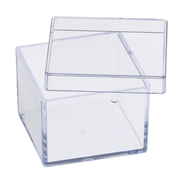 【仕様】●色：透明●外形寸法(mm)間口：76●外形寸法(mm)奥行：76●外形寸法(mm)高さ：53●有効内寸(mm)間口：64●有効内寸(mm)奥行：64●有効内寸(mm)高さ：47●タイプ：仕切なし●コマ数：1●容量(ml)：200●...