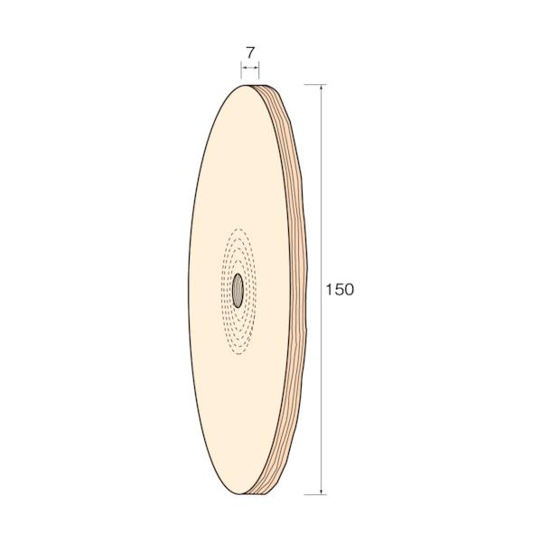 【仕様】●外径(mm)：150●厚さ(mm)：7●穴径(mm)：12.7●最高使用回転数(rpm)：3600●適合素材：セラミックス、ガラス、超硬合金、サーメット、工具鋼、合金鋼、一般鋼、ステンレス、アルミニウム、銅、樹脂、ゴム●ミニター卓...