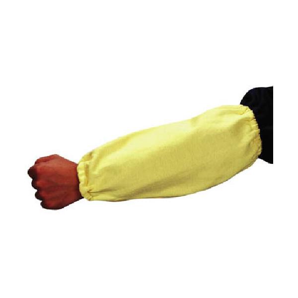 【仕様】●色：イエロー●サイズ：フリー●幅(cm)：18●厚さ(mm)：約2.0●全長(cm)：36.0●ケブラー［［Ｒ下］］繊維製腕カバー【型番】KN-1　/　KN1【商品コード】8537842※お問い合わせの際はこちらの商品コードをお伝...