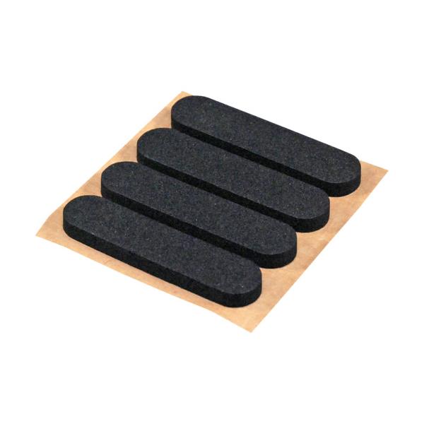 【仕様】●形状：楕円●厚さ(mm)：5●幅(mm)：55●長さ(mm)：13●色：黒●1シートサイズ(mm)：65●本体寸法(mm)直径×厚さ：13×55×5●色：黒●粘着タイプ【型番】SR-535　/　SR535【商品コード】854805...