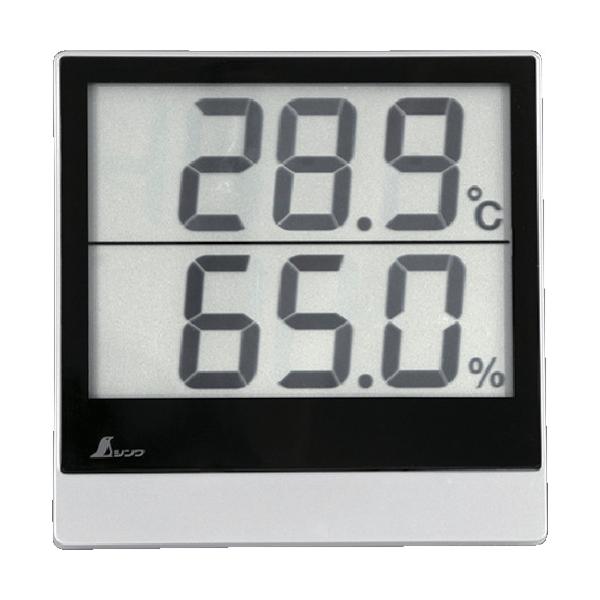 【仕様】●測定温度範囲(℃)：-5〜49●温度最小表示(℃)：0.1●測定湿度範囲(%RH)：40〜80●湿度最小表示(%RH)：1●測定項目：温度、湿度●電源(V)：モニター用単4乾電池×1本(付属)●幅(mm)：102●奥行(mm)：1...