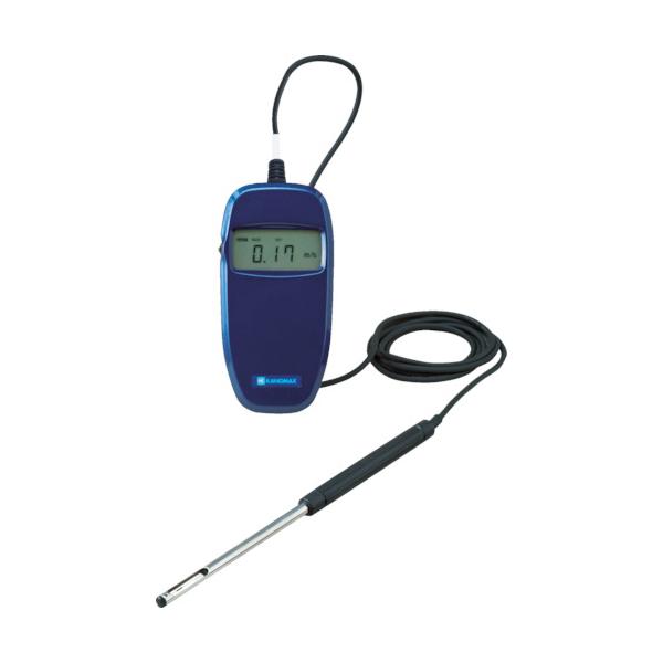 【仕様】●測定風速範囲(m/s)：0.01〜20.0●分解能(m/s)：0.01/0.1●電源(V)：単3乾電池×4本●電源：単3乾電池×4本●風速測定精度：±(指示値の5%or0.02m/sの大きい方)●測定方式：熱線式●幅×奥行×高さ：...